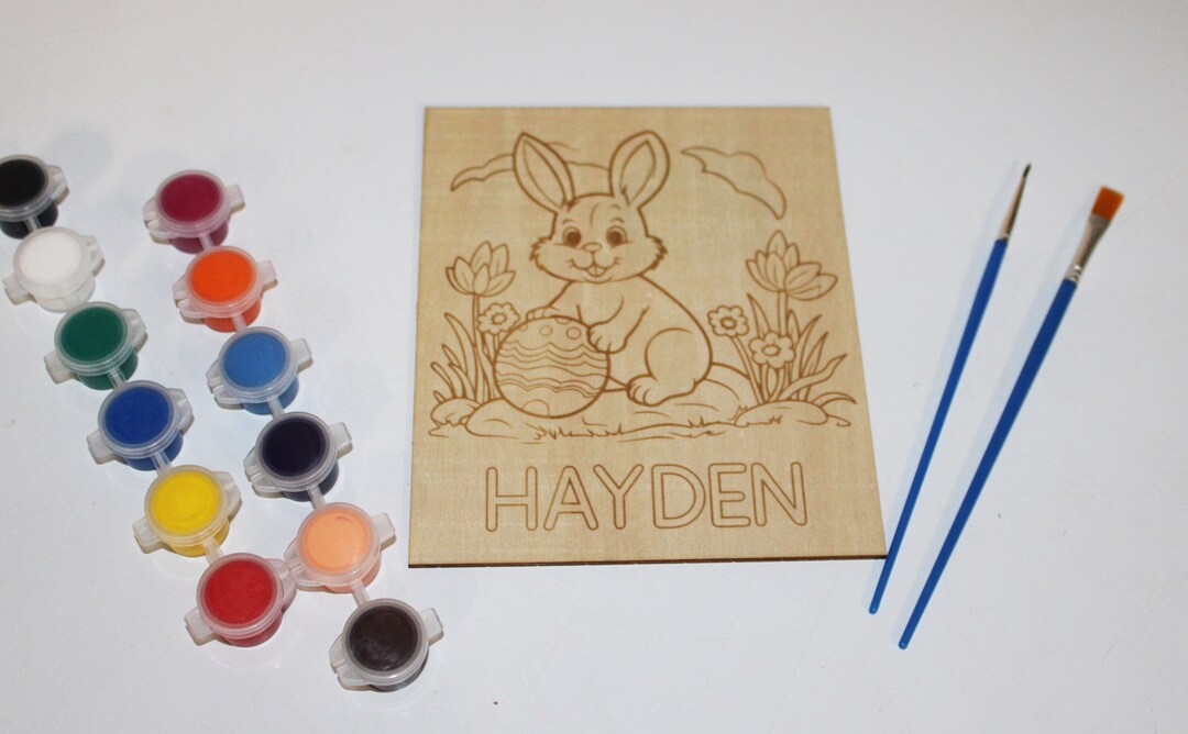 Custom Easter Art Painting Kit, Personalized Easter Basket Stuffer ...