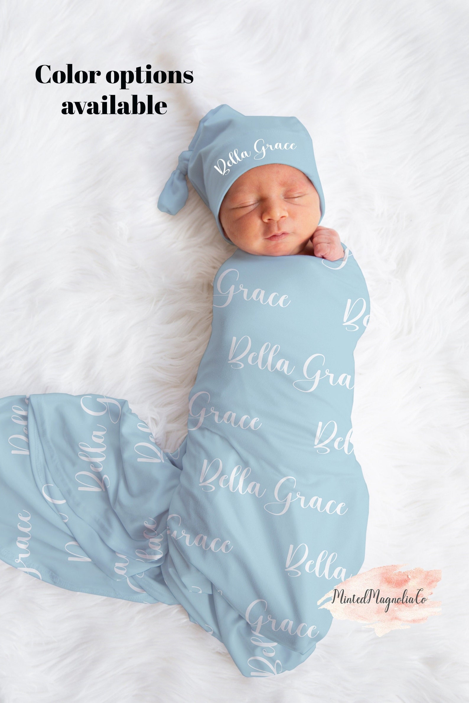 Personalized Baby Name Swaddle, Personalized Baby Gift, Custom Coming ...