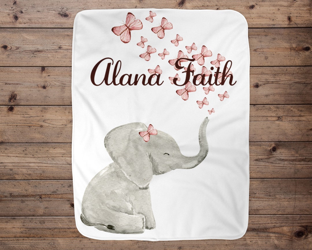 Personalized Baby Girl Blanket, Baby Blanket, Name Baby Blanket, Girl ...