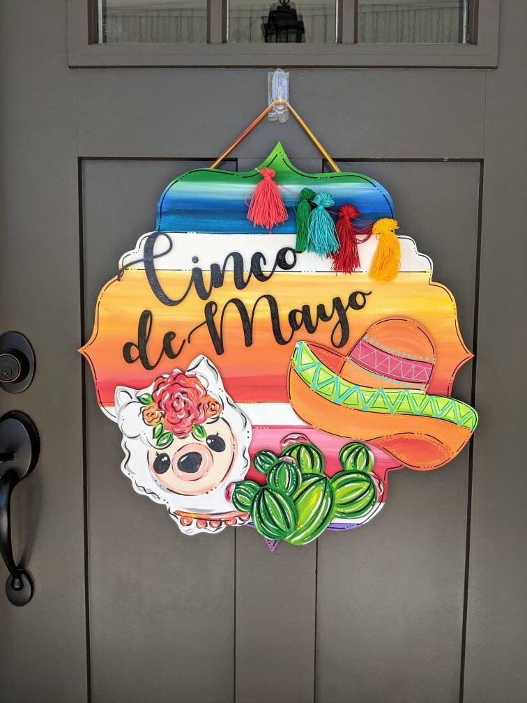 Cinco De Mayo Door Hanger | Etsy