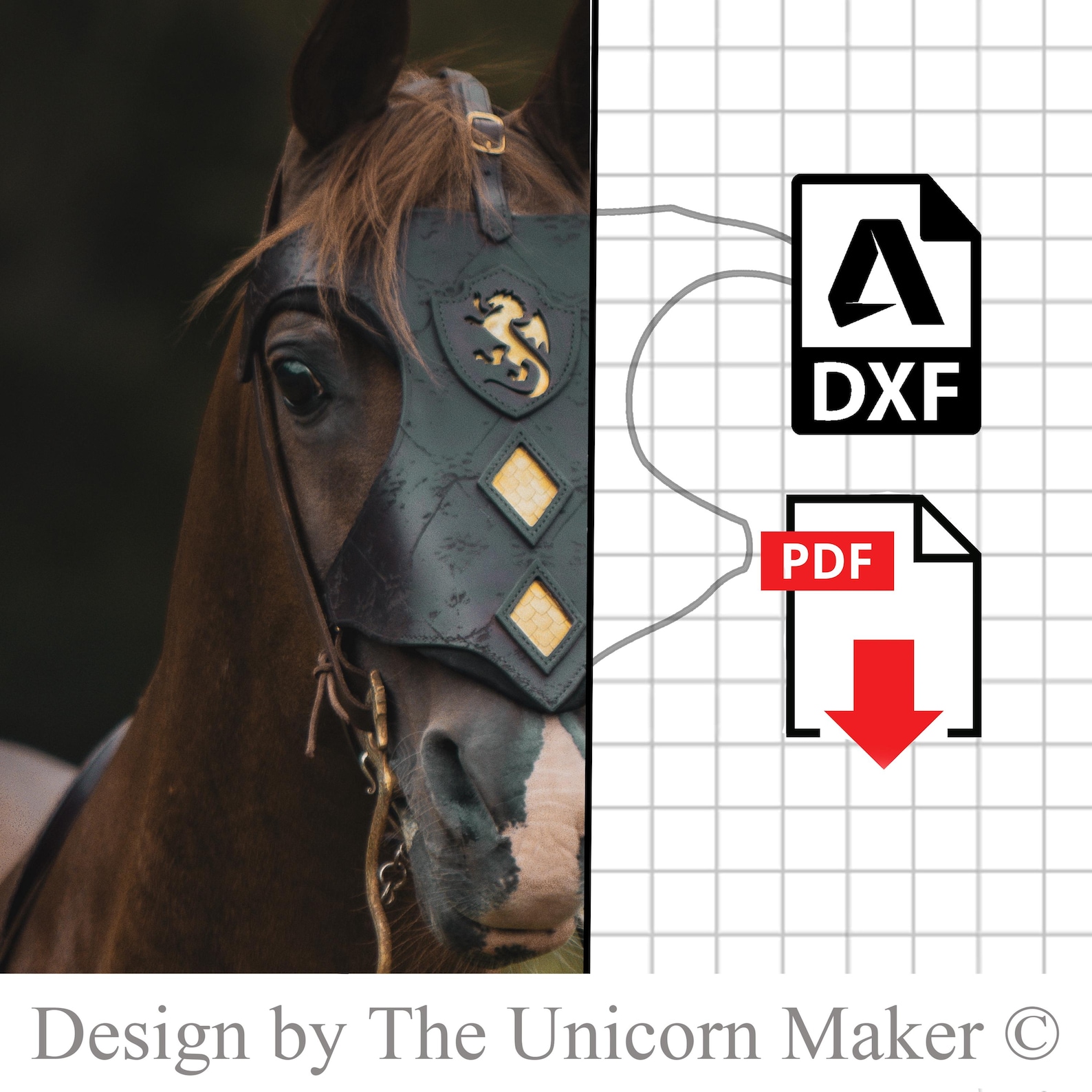 Chamfron #1 DIGITAL PATTERN - Pdf + Dxf - Etsy