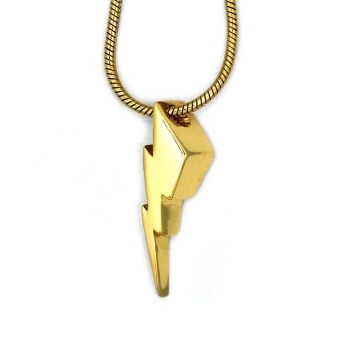 Power Rangers Lightning Bolt Necklace Mighty Morphin Power - Etsy