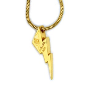 Power Rangers Lightning Bolt Necklace, Mighty Morphin Power Ranger Bolt ...