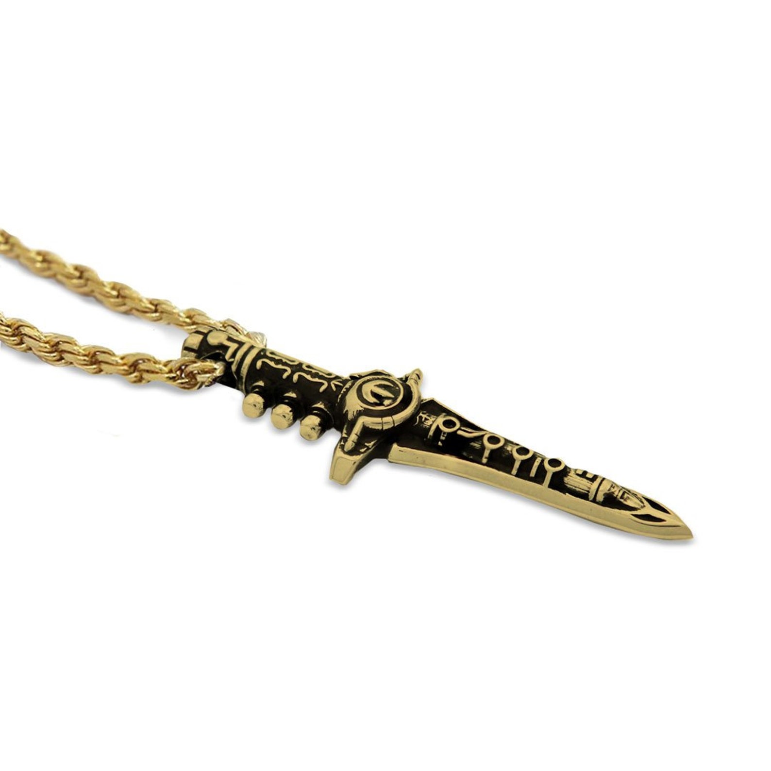 Dragon Dagger Pendant Necklace Mighty Morphin Power Ranger - Etsy