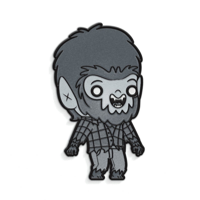 Werewolf Pin - Etsy