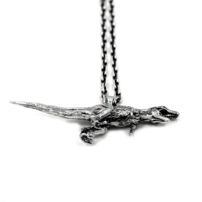 T-rex Pendant Jurassic Park Dinosaur Jewelry T Rex Dinosaur | Etsy