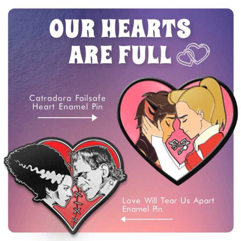 Catradora Failsafe Love Enamel Pin Glow in the Dark - Etsy