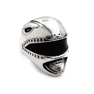 Red Ranger Ring, Mighty Morphin Power Ranger Helmet Ring, Power Rangers ...