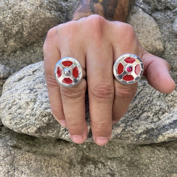 Red Lantern Ring Tattoo