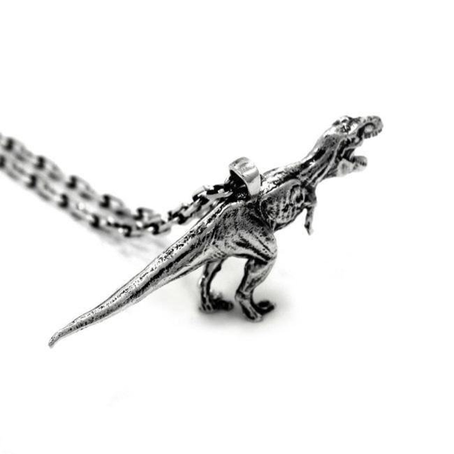 T-rex Pendant Jurassic Park Dinosaur Jewelry T Rex Dinosaur - Etsy
