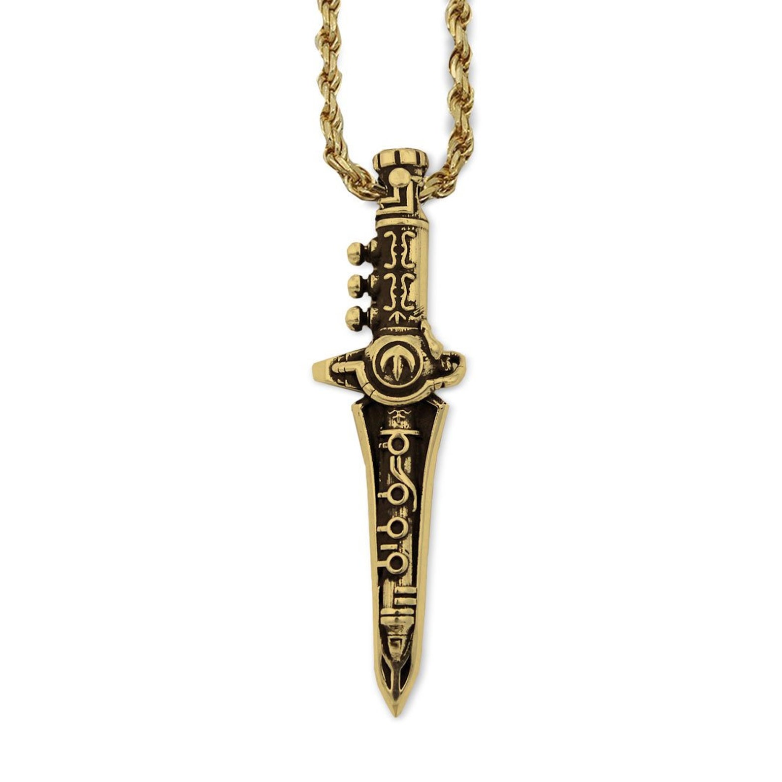 Dragon Dagger Pendant Necklace Mighty Morphin Power Ranger - Etsy