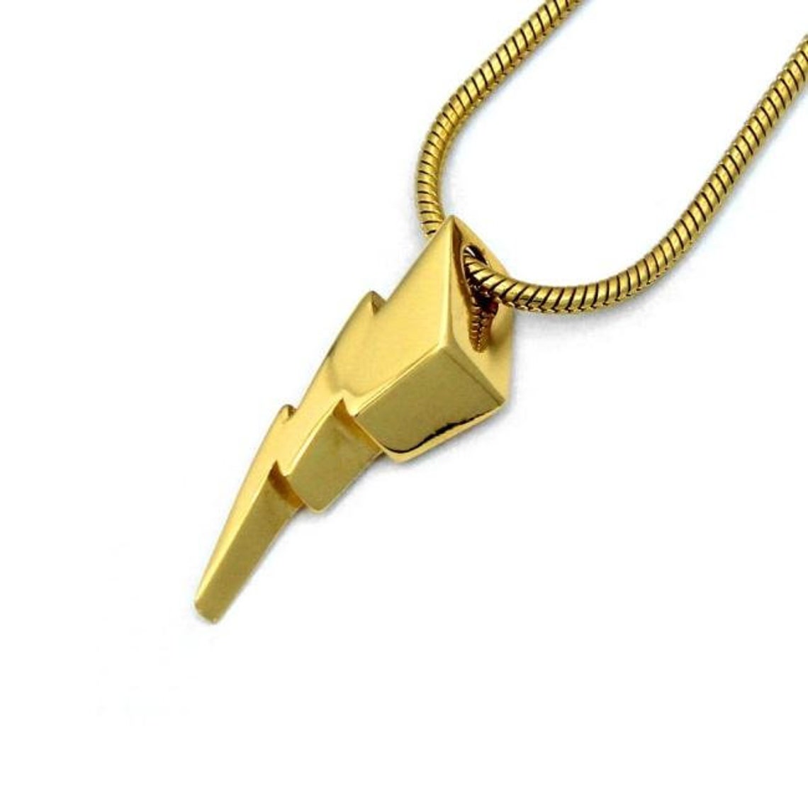 Power Rangers Lightning Bolt Necklace Mighty Morphin Power - Etsy