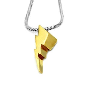 Power Rangers Lightning Bolt Necklace, Mighty Morphin Power Ranger Bolt ...