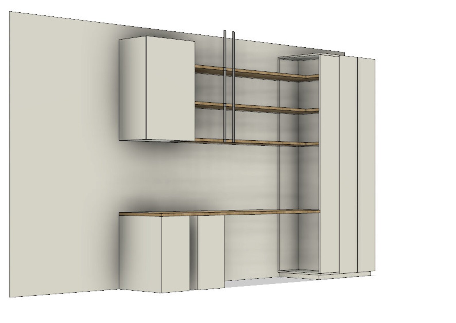 Schematics Home Office // DIY Drafts // Cabinet Making Plans - Etsy