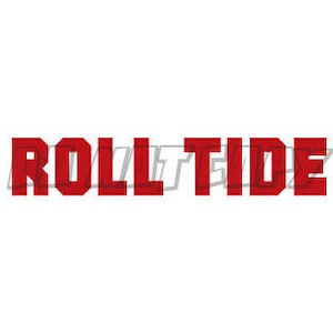 Alabama ROLL TIDE Football Decal - Etsy