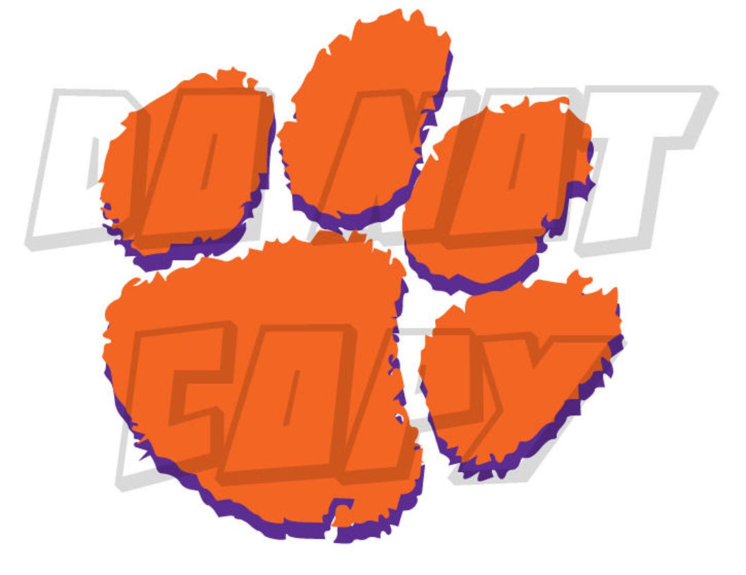 Clemson Tigers Football Decals - Etsy