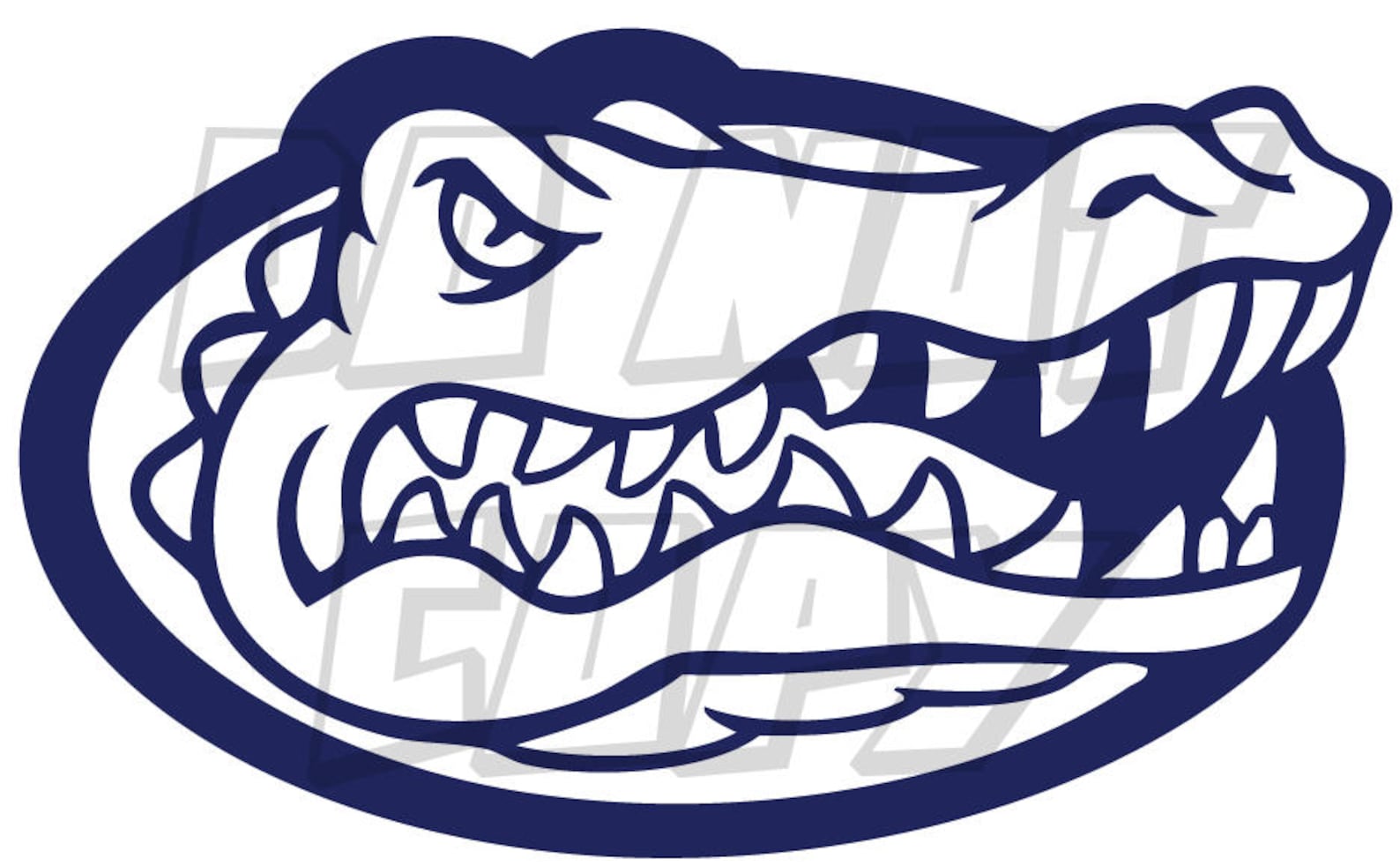 Florida Gators Football - Gator Head - Vinyl Decal - ONE Color - Made ...