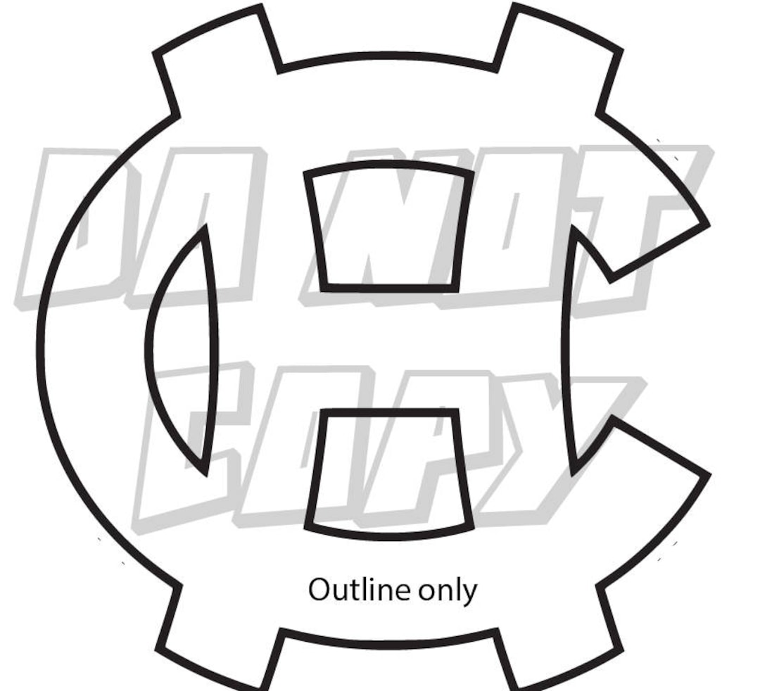 Harris County - "hc" - Vinyl Decal - TWO Color - Made in USA - Etsy