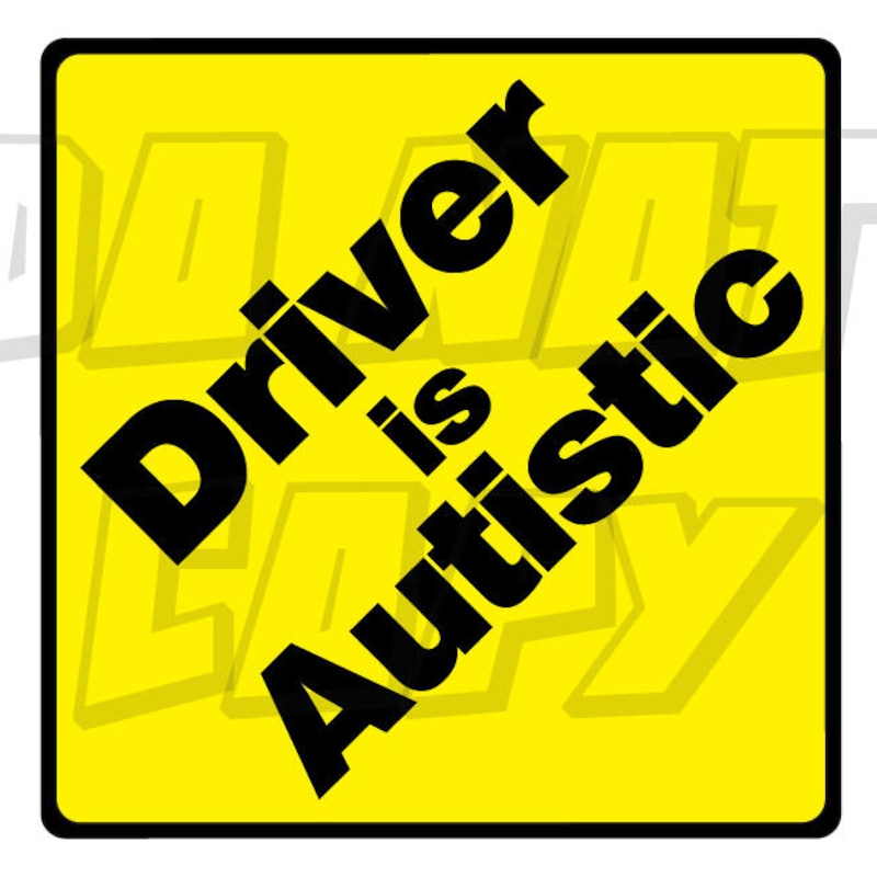 Adult Autism Car Sticker - Etsy