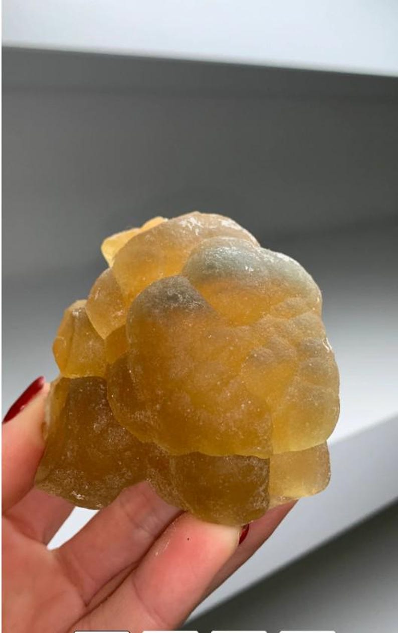 Impressive Yellow Botryoidal Fluorite - Etsy