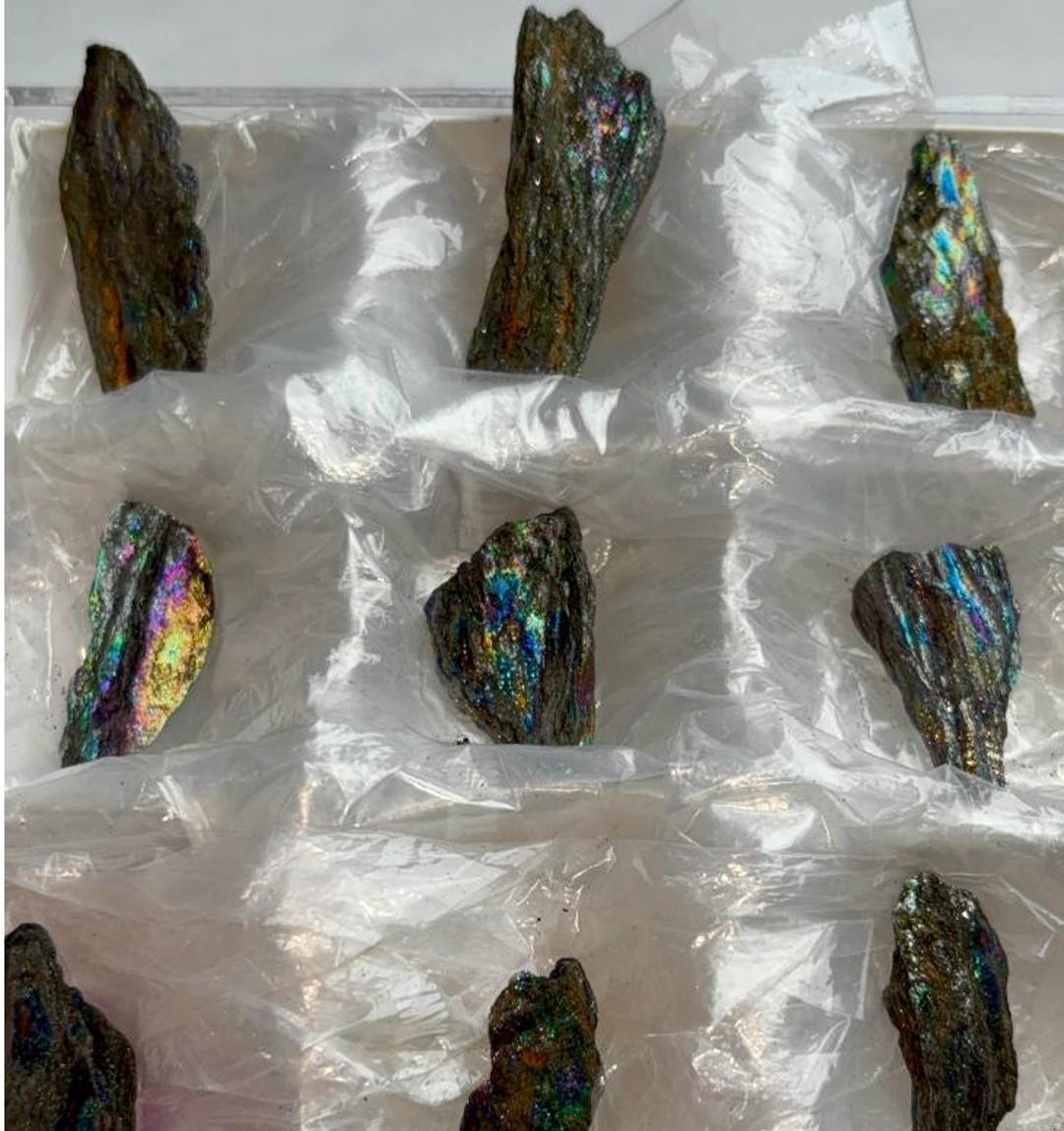 9-piece Iridescent Hematite Lot – Rock Currier Collection - Etsy