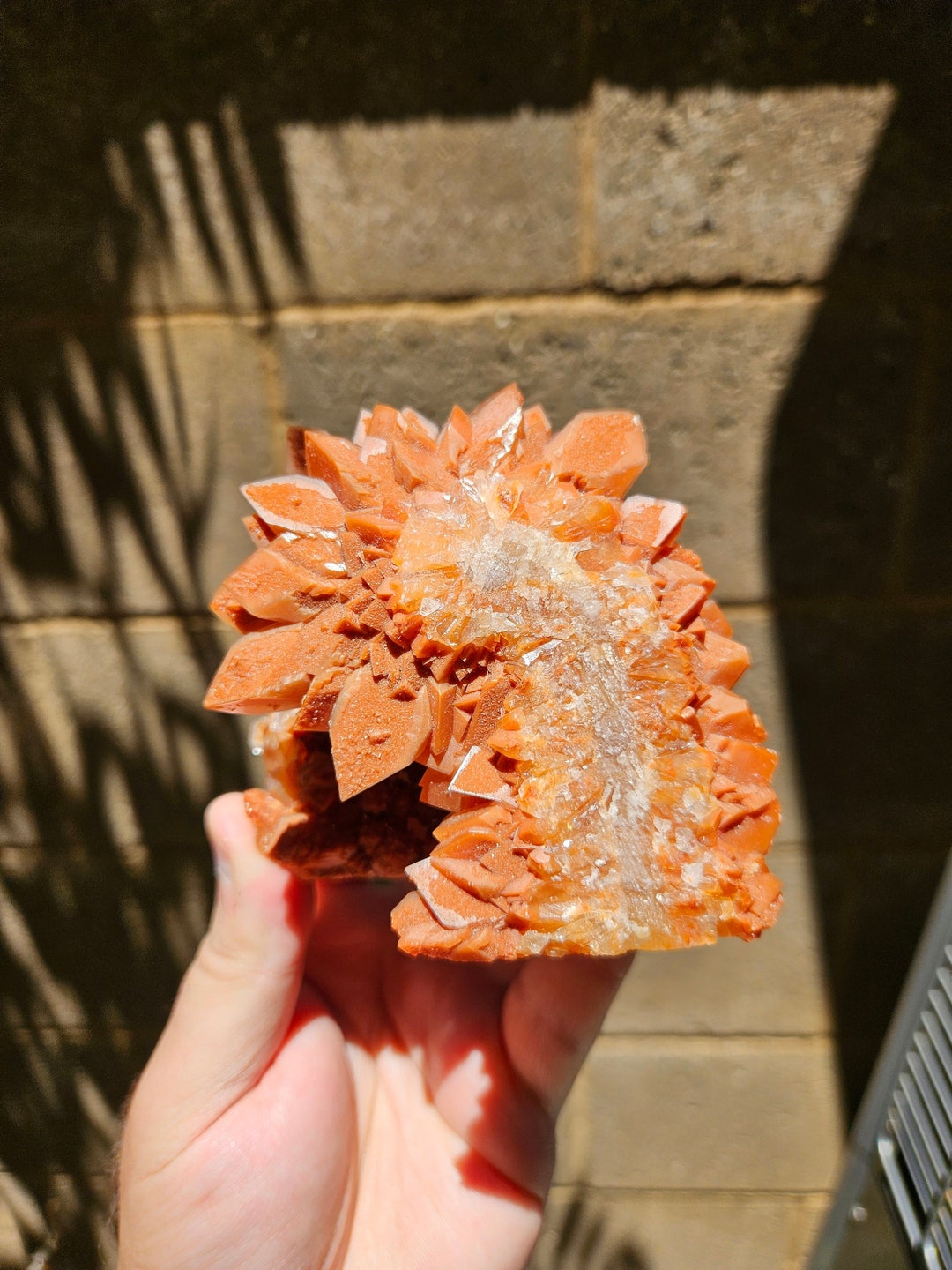 588g Dog Tooth Calcite/red Calcite/minerals/crystals/fujian, China - Etsy