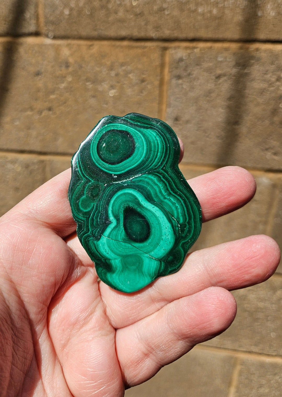 43g Malachite/polished Specimen/russian Minerals/heart Chakra ...