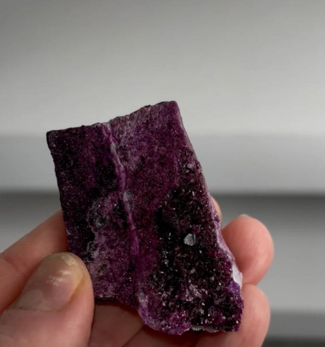 Rare Kammererite Specimen With Rich Purple-red Crystals - Etsy