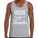Tacos and Tequila Tank Top for Men Tequila Muscle Shirt Funny - Etsy