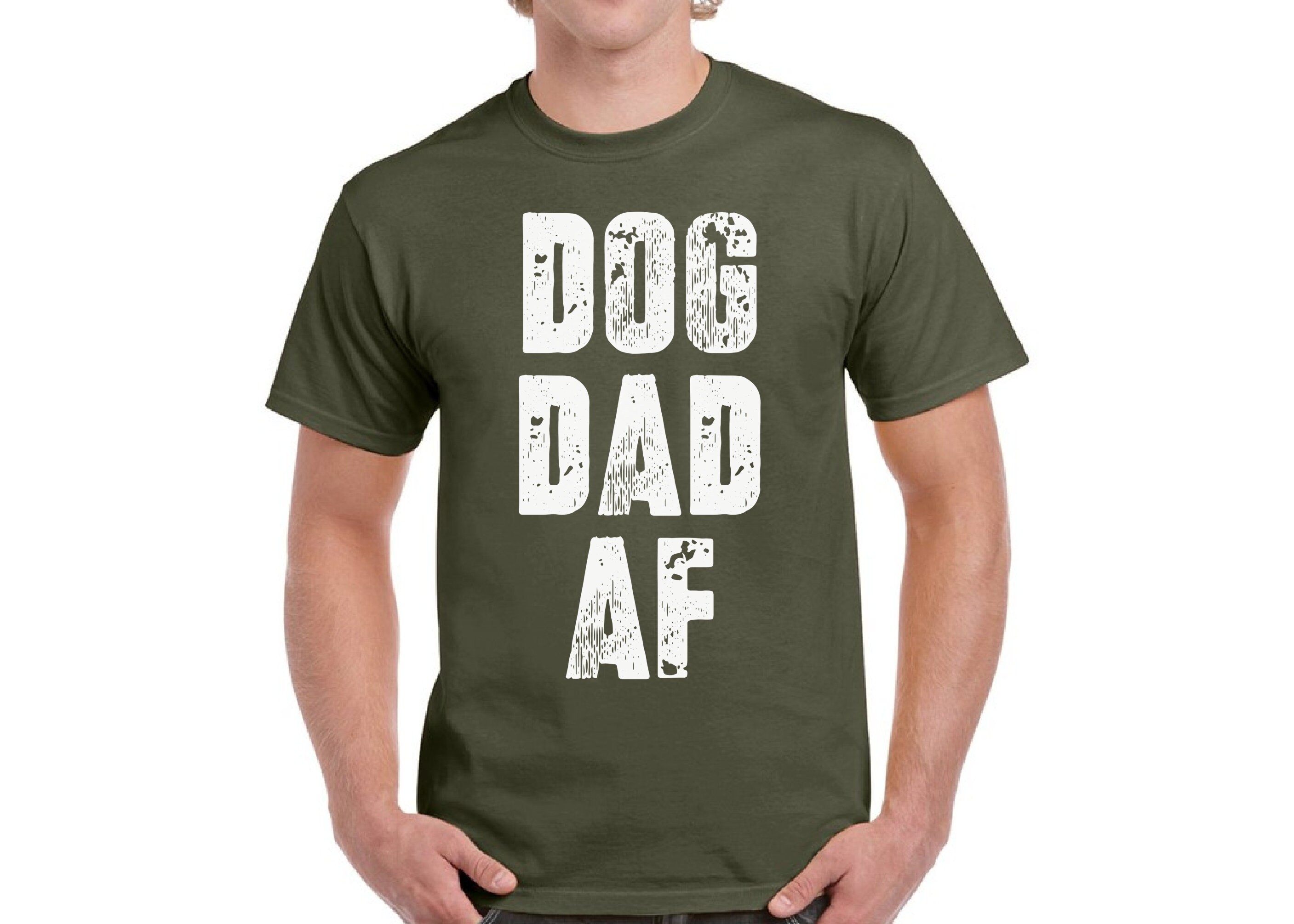 Dog Dad AF Shirt for Men Dad of Dogs Dog Daddy Tshirt Funny - Etsy