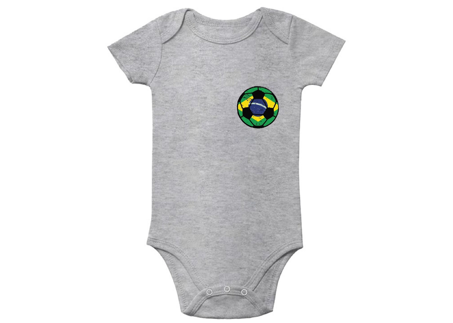 Brazil Soccer Ball Baby Bodysuit Short Sleeve Brazil Baby | Etsy