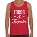 Tacos and Tequila Tank Top for Men Tequila Muscle Shirt Funny - Etsy