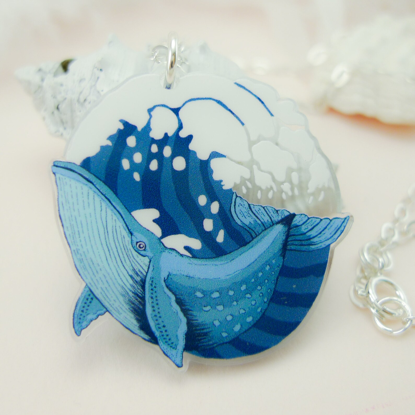 Whale Jewelry Whale Necklace Whale Animal Jewelry Cool - Etsy