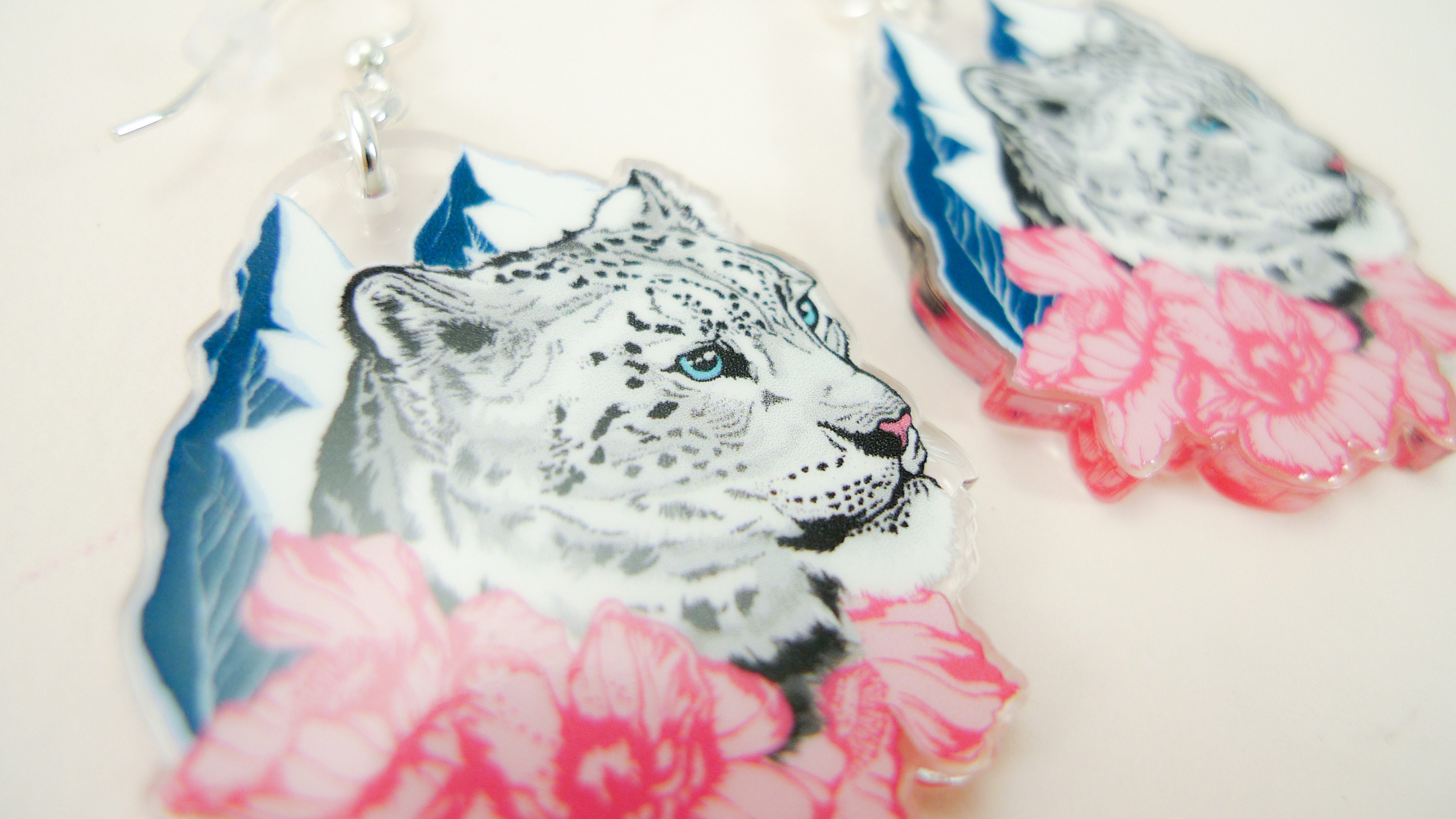Snow Leopard Jewelry Snow Leopard Gift Snow Leopard - Etsy