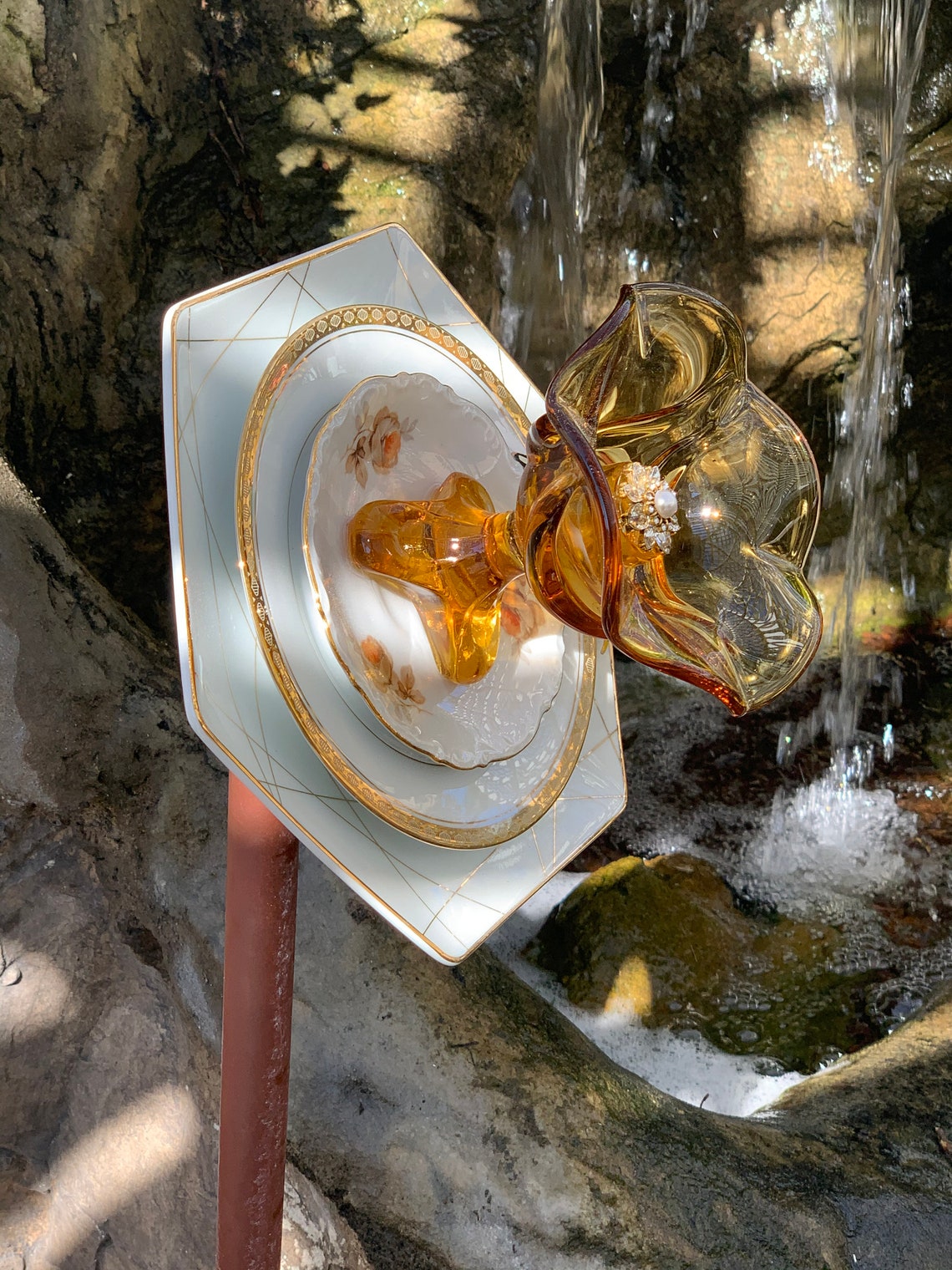 AARUSHI glass Garden Flower Vintage Japan Noritake and - Etsy