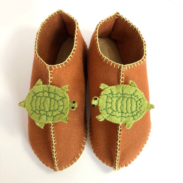 Turtle Slippers - Etsy
