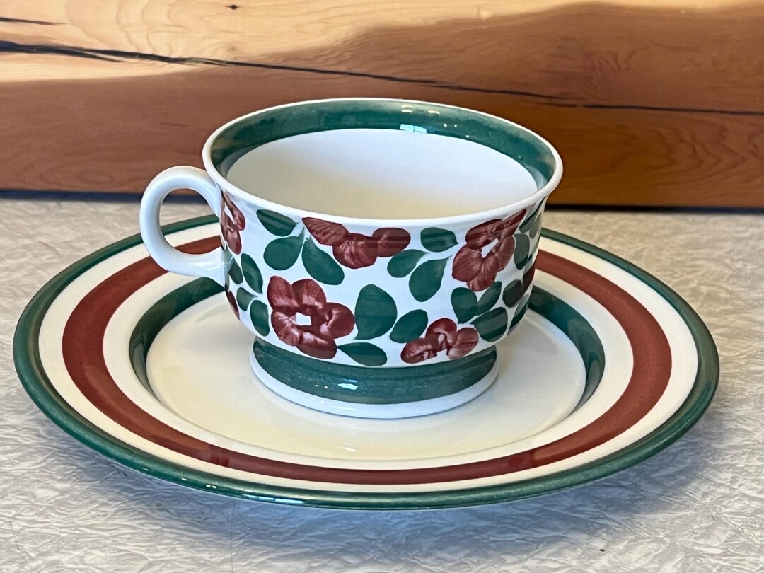 Rare Vintage ARABIA Finland Purpuri-jenkka/ ULLA PROCOPÉ/ Teacup and ...