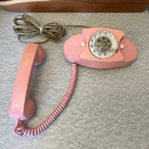 Vintage Nothern Electric Pink Princess Rotary Phone - Etsy