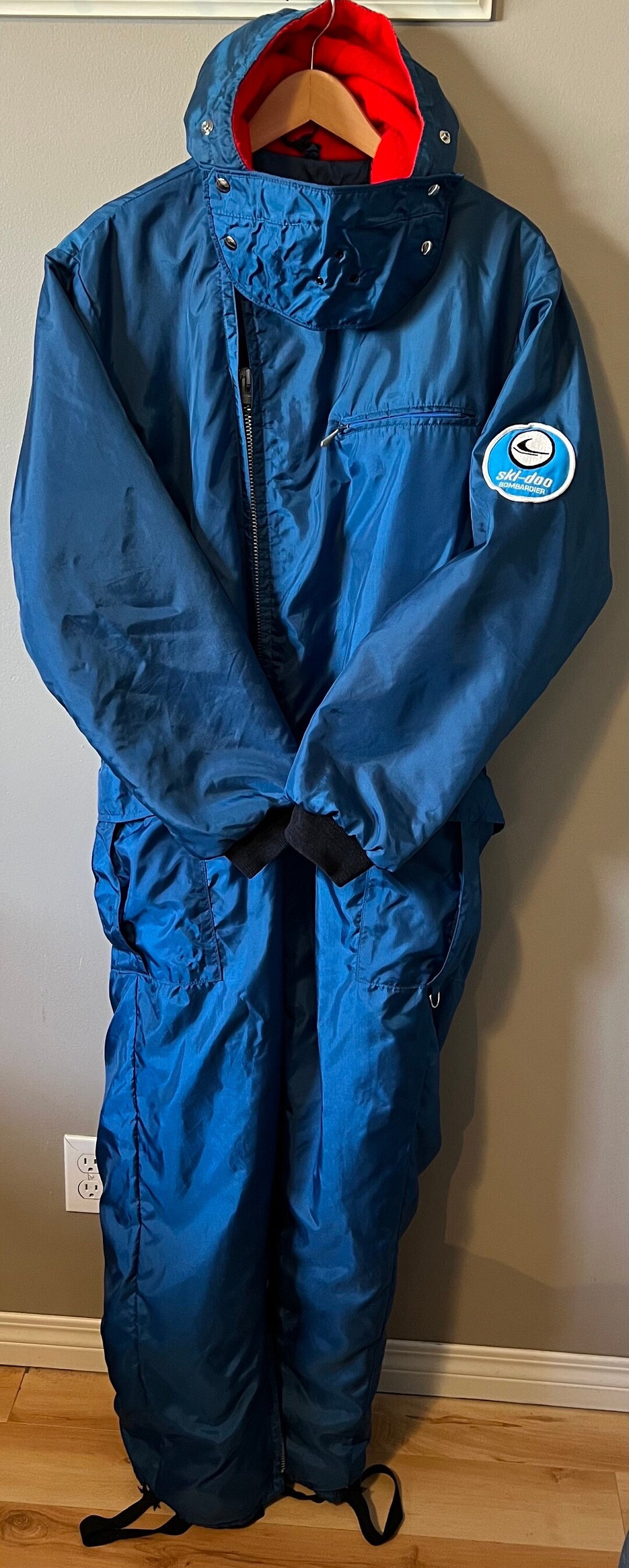 Vintage WALKER 1967 Bombardier Blue Ski Doo One Piece Mens Snowsuit - Etsy