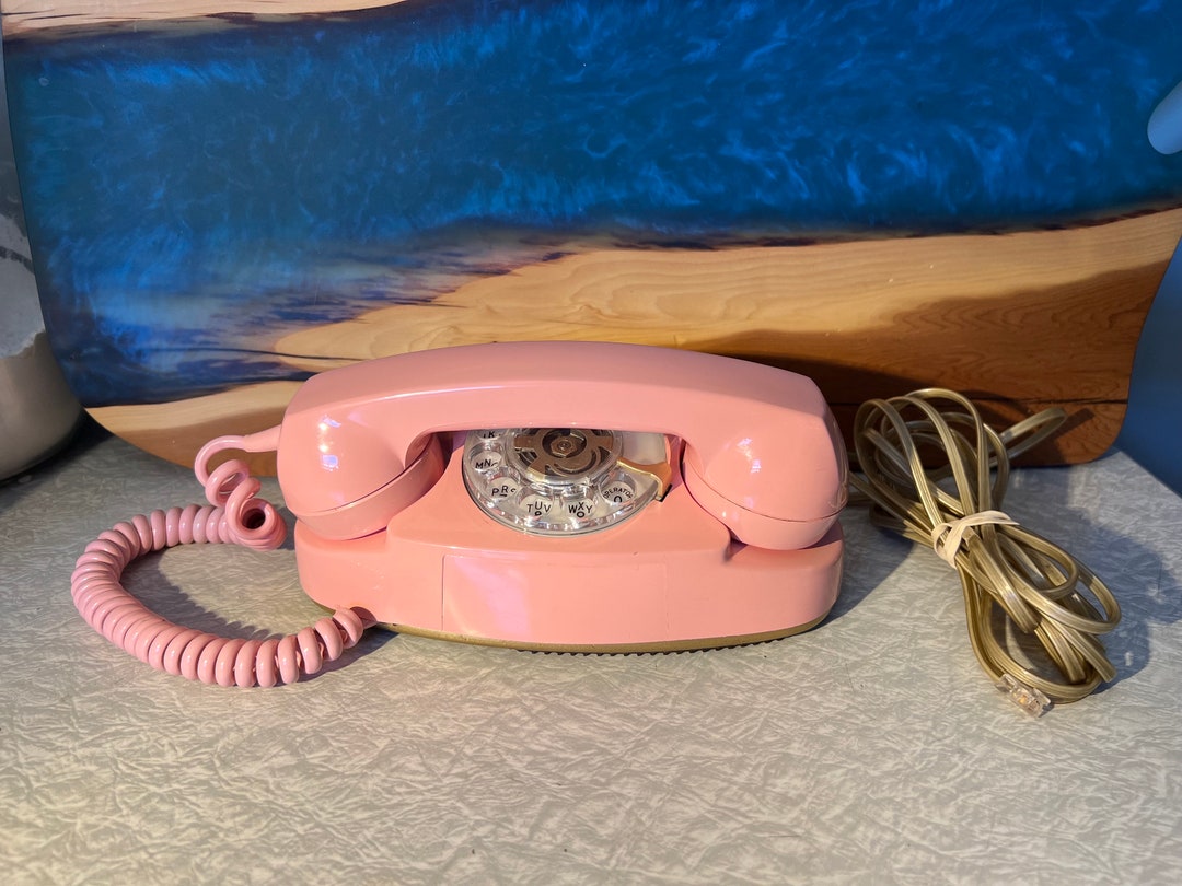 Vintage Nothern Electric Pink Princess Rotary Phone - Etsy