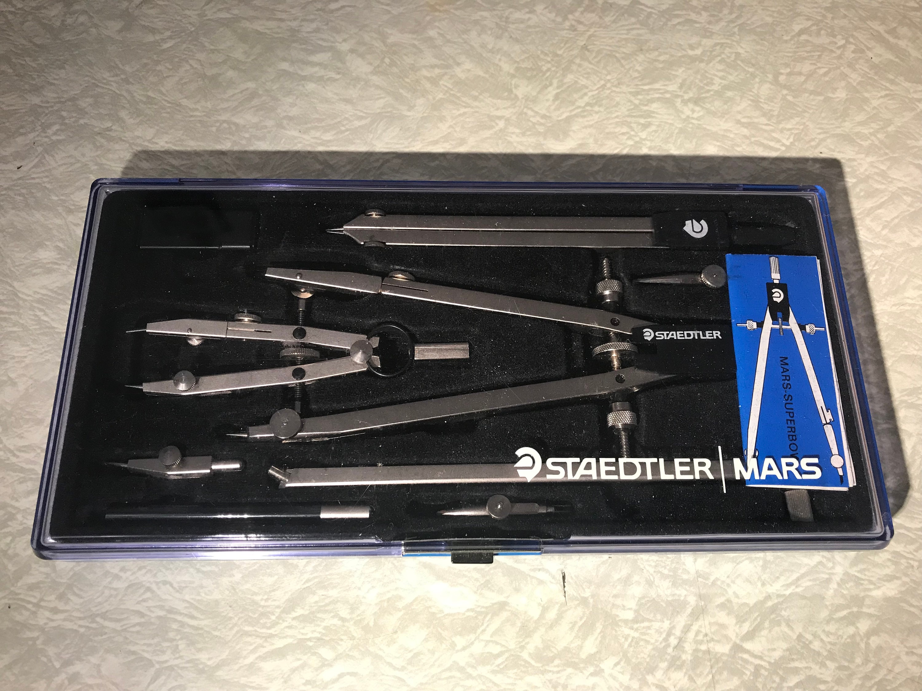 Vintage Staedtler Mars Superbow 553 02 SK Drafting Compass Made In ...