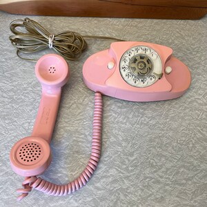 Vintage Nothern Electric Pink Princess Rotary Phone - Etsy