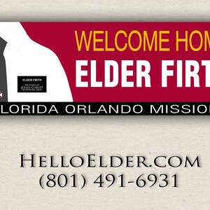 Outdoor/indoor Missionary Welcome Home Banner (used for Returning ...