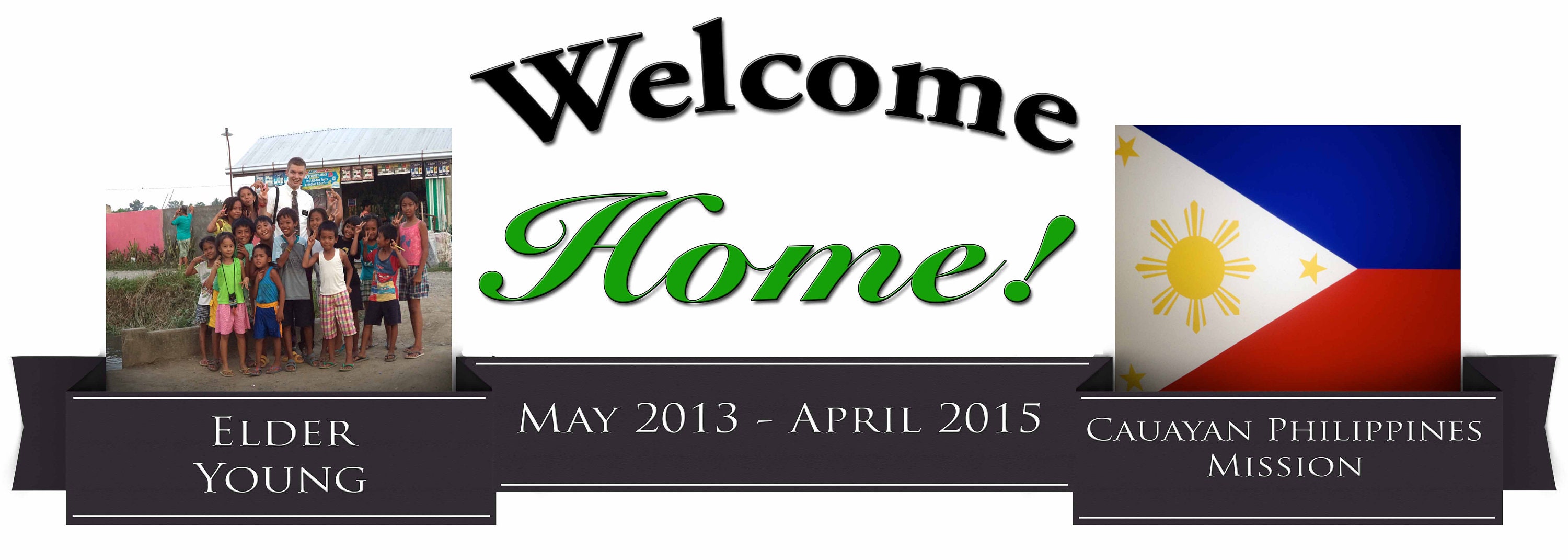 Outdoor/indoor Missionary Welcome Home Banner (used for Returning ...