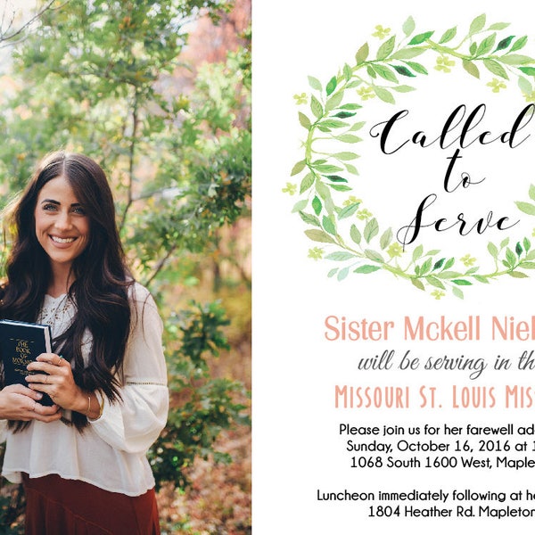 Missionary Farewell Cards - Etsy