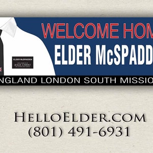 Outdoor/indoor Missionary Welcome Home Banner (used for Returning ...