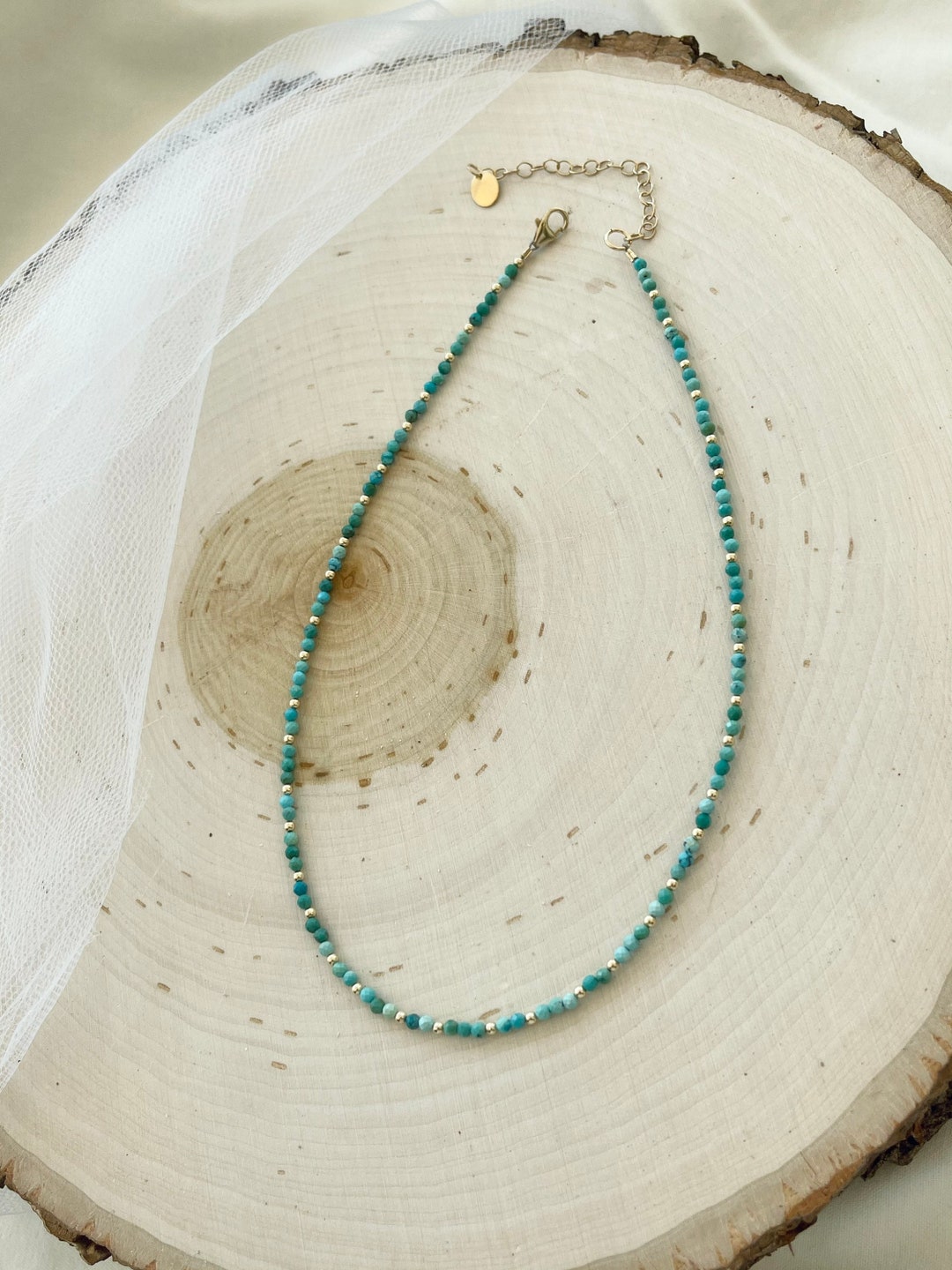 The Coastline Necklace // Ocean Collection // Turquoise // Gemstone ...