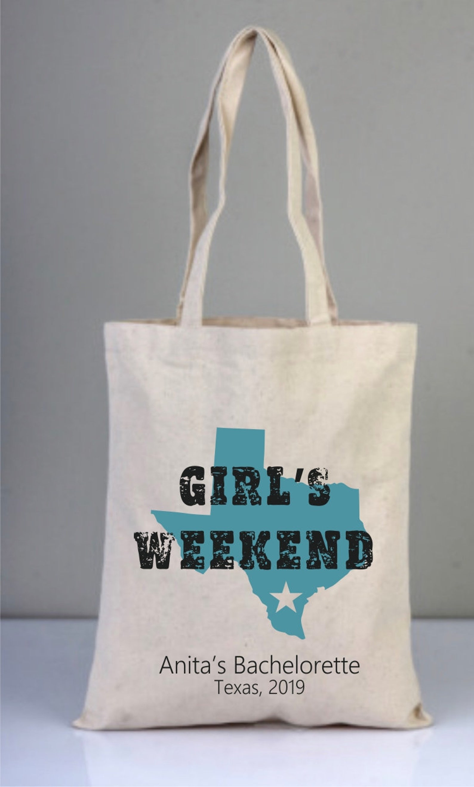 Texas Destination State Wedding Map Tote, Welcome Tote Bag, Destination ...