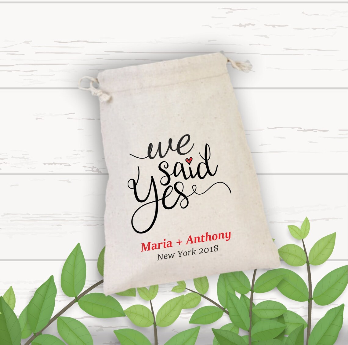 We Said Yes Gift Bags Thank You Gift Bridal Gift Bags | Etsy