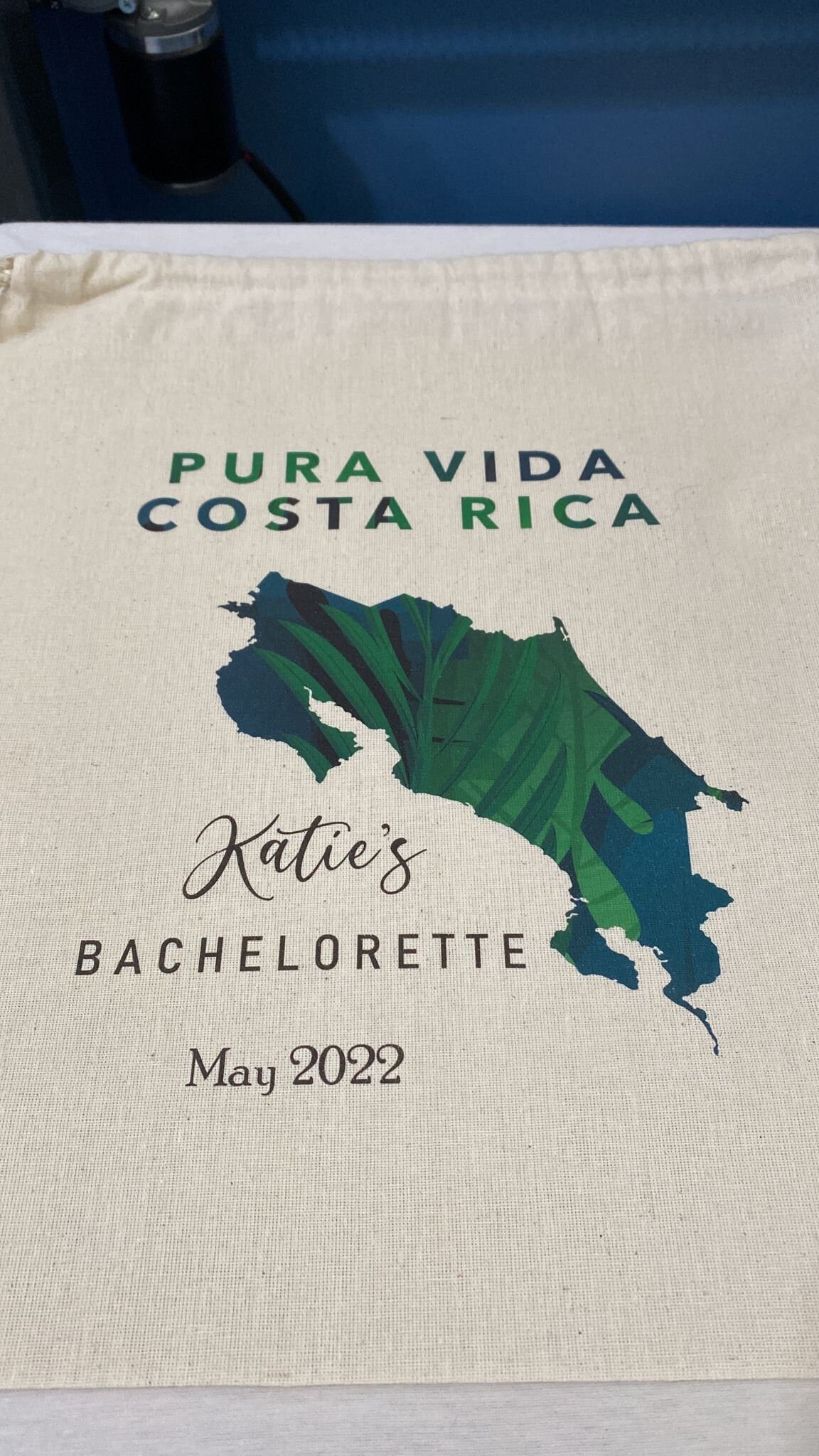 Pura Vida Costa Rica Destination Bachelorette Backpack, Destination ...